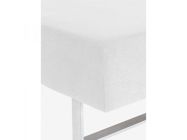 Frotirski čaršav sa lastišem 140x200x30 bela