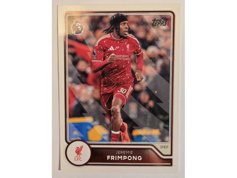 JEREMIE FRIMPONG 2025-26 TOPPS PREMIER LEAGUE BASE