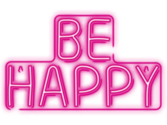 Dekorativna neon LED rasveta Be Happy