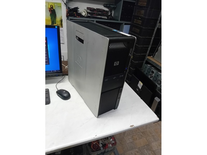 HP Z600 6Core X5670- DDR3-48gb-1tb hdd,1gb gpu ispravan