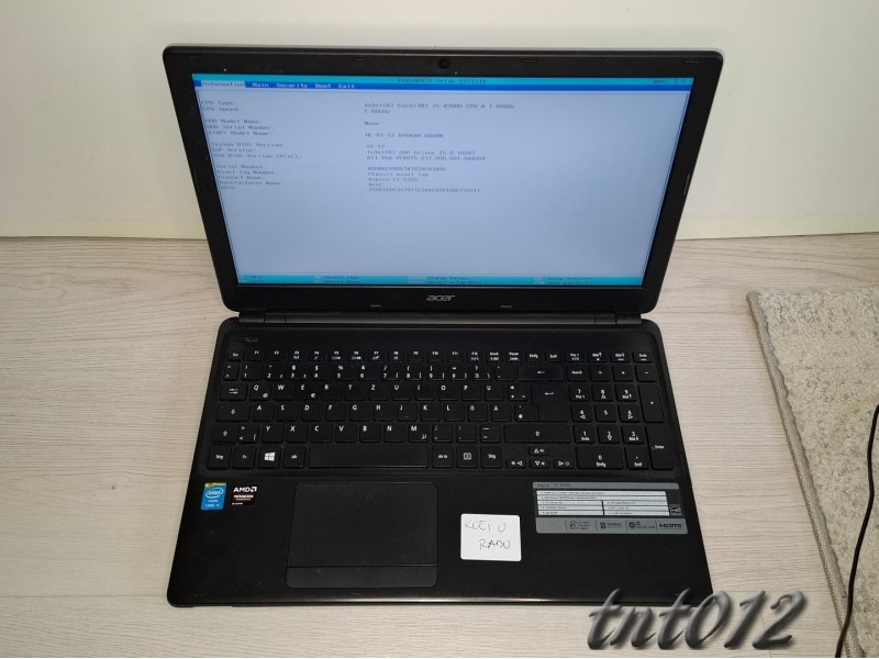 == ACER E1-572 = Intel i5-4200U = 2Gb = 15,6 LED ==