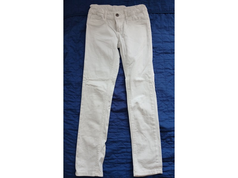 IANA Kids italijanske bele farmerke-pantalone, 134-140