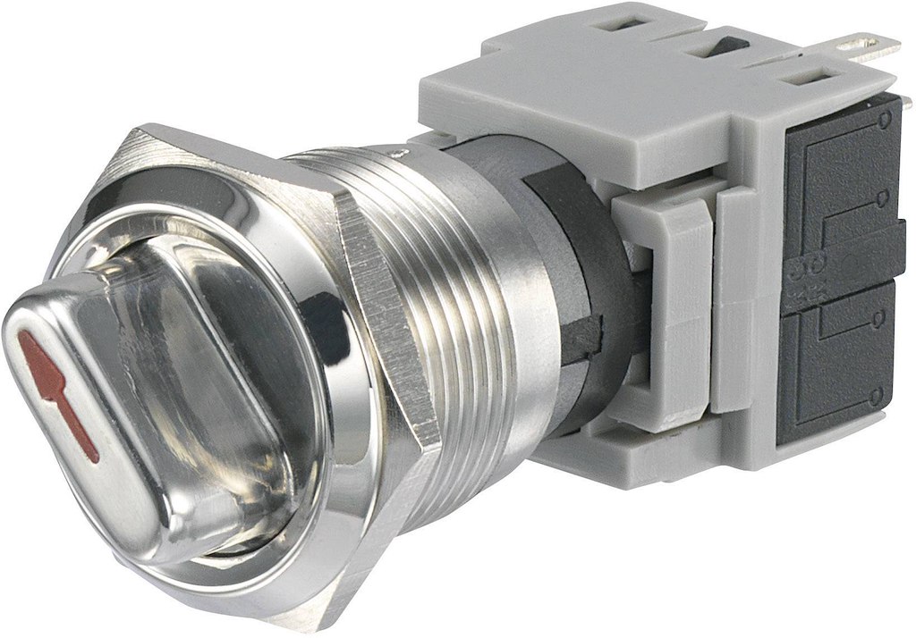 TRU Components LAS1-BGQ-11X/21 antivandal obrtni prekidač 250 V/AC