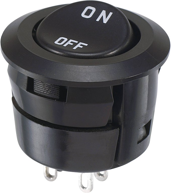 Miyama DS-059S-ON njihajući taster (klackalica) crna 250 V/AC