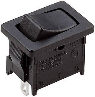 A125B11000000 njihajući taster (klackalica) crna 250 V/AC