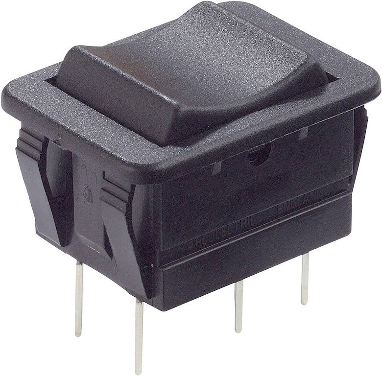 Arcolectric (Bulgin Ltd.) C1570VBAAB njihajući taster (klackalica) crna 250 V/AC