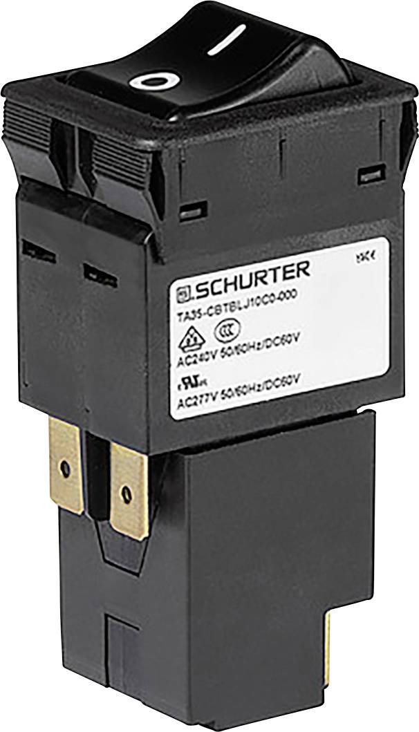 Schurter thermisch-magnetisch zaštitni prekidač crna/bela 240 V/AC, 60 V/DC
