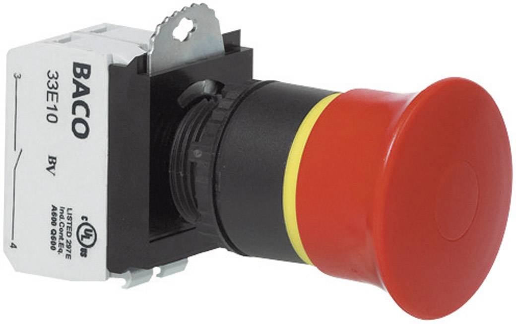 BACO L22DR01B stop prekidač za hitno zaustavljanje 10 A, 600 V