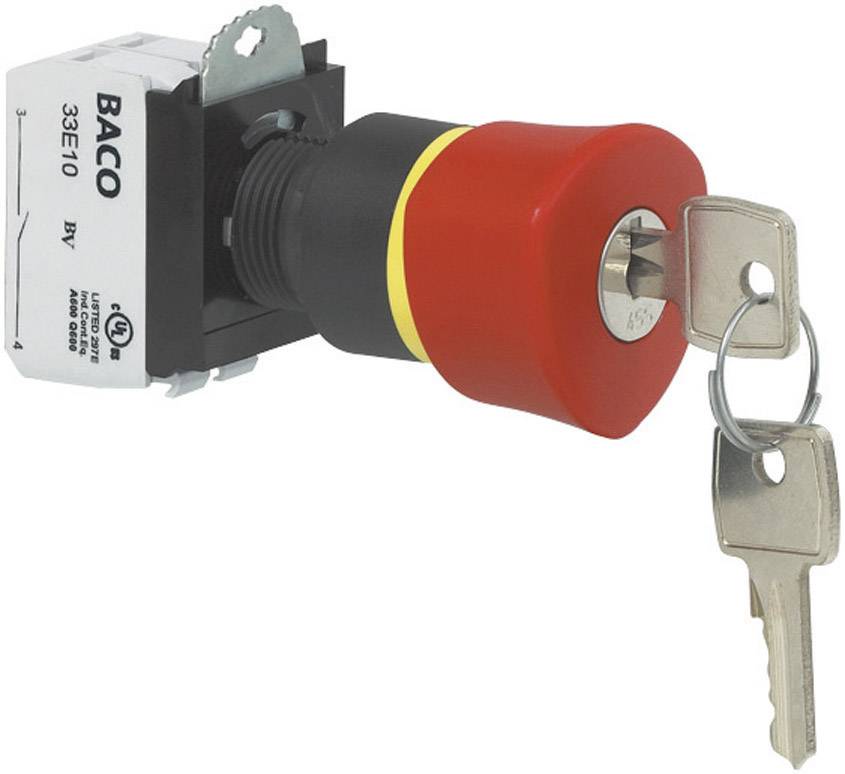 BACO L22GR01B stop prekidač za hitno zaustavljanje 10 A, 600 V