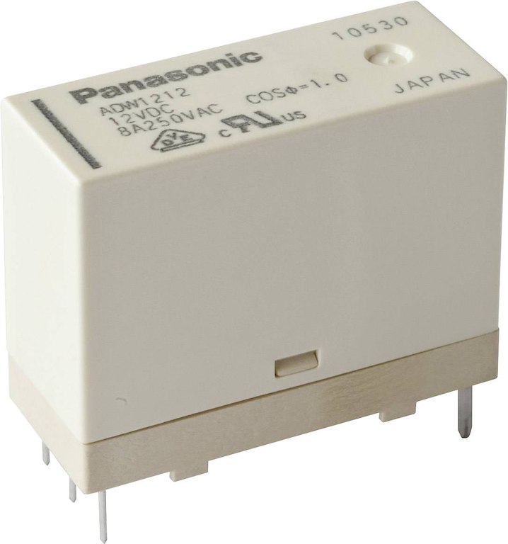 Panasonic ADW1124HLW relej za štampanu pločicu 24 V/DC 1 NO kontakt