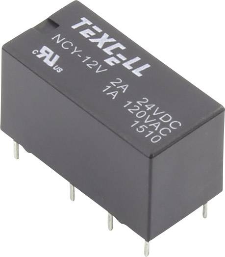 NCY-12V relej za štampanu pločicu 12 V/DC 2 CO kontakt