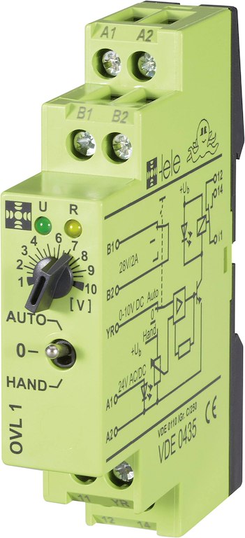 TELE 505610 interfejs relej 24 V/DC, 24 V/AC 1 CO kontakt