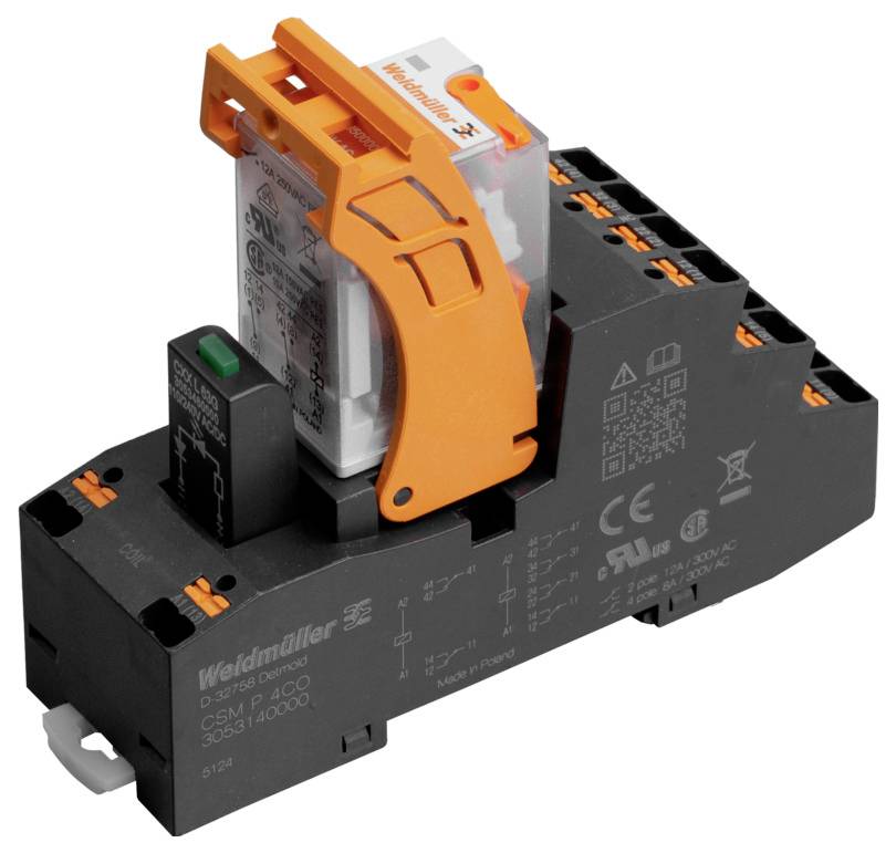 Weidmüller 3450260 interfejs relej 24 V/AC 4 CO kontakt (pak. 5 kom)