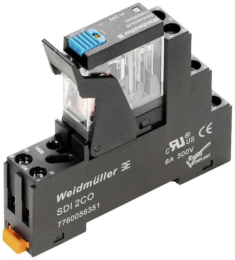 Weidmüller 1915021 interfejs relej 110 V/DC 2 CO kontakt (pak. 10 kom)