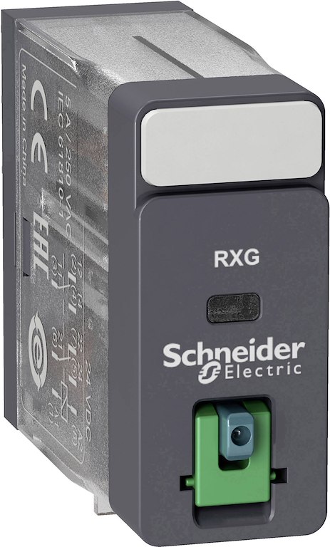 Schneider Electric RXG21BD utični relej 24 V/DC, 24 V/AC 2 CO kontakt
