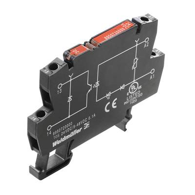 Weidmüller TOS 24VDC/230VAC 0,1A optokapler relej 0.1 A 230 V/AC (pak. 10 kom)
