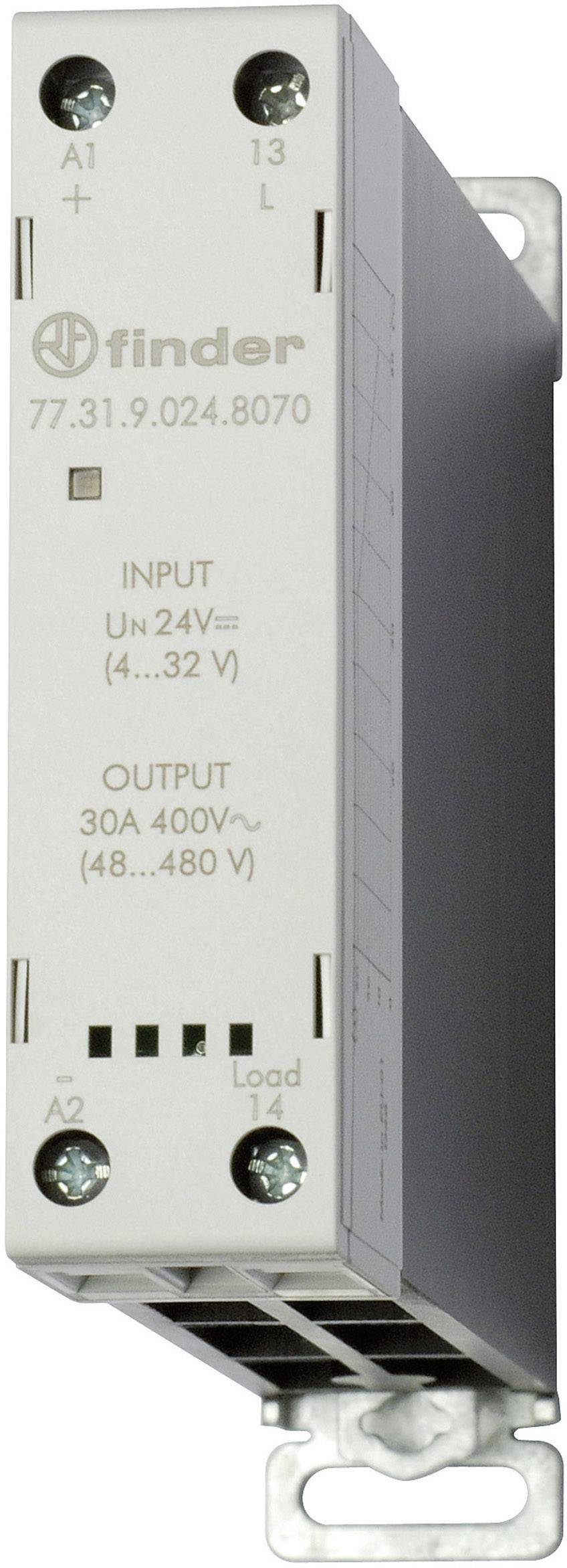 Finder 77.31.9.024.8070-5 poluprovodnički relej (SSR) 30 A 480 V/AC