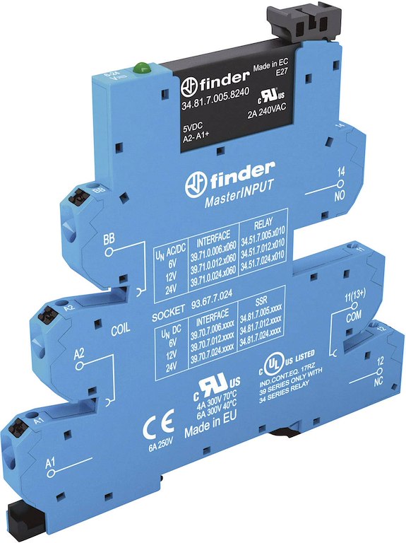 Finder 39.70.7.024.9024 poluprovodnički relej (SSR) 2 A 24 V/DC
