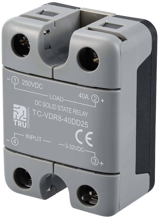 TRU COMPONENTS TC-VDR8-40DD25 poluprovodnički relej (SSR) 40 A 250 V/DC