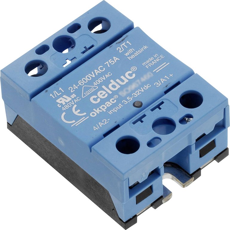 Celduc SO843070 poluprovodnički relej (SSR) 40 A 275 V/AC, 275 V/DC