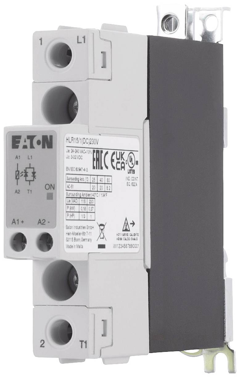 Eaton HLR25/1(DC)600V poluprovodnički relej (SSR) 25 A