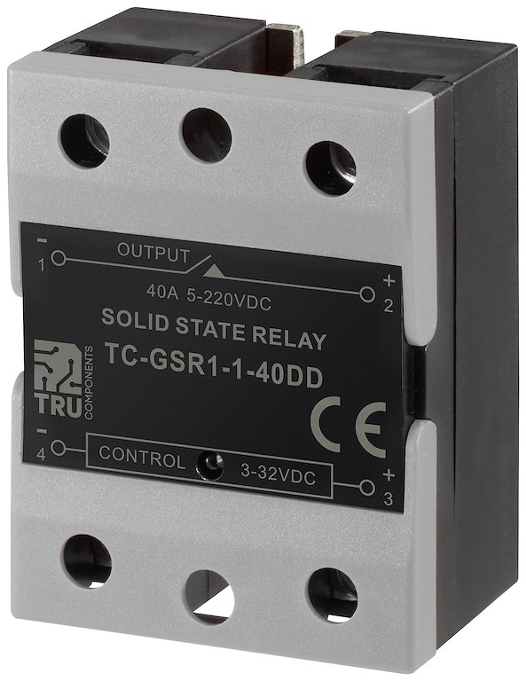 TRU COMPONENTS TC-GSR-1-40DD poluprovodnički relej (SSR) 40 A 220 V/DC