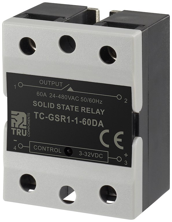 TRU COMPONENTS TC-GSR-1-60DA poluprovodnički relej (SSR) 60 A 480 V/AC