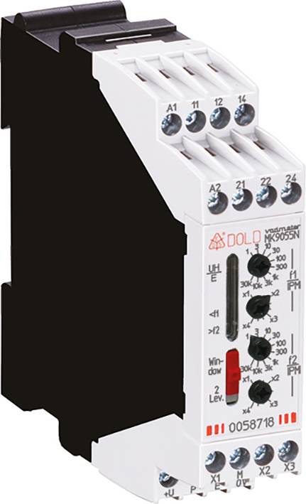 Dold MK9055N.38/500 1-120.000IPM UH=AC230V+DC24V Hyst.=5% monitor brzine 24 V/DC, 230 V/AC