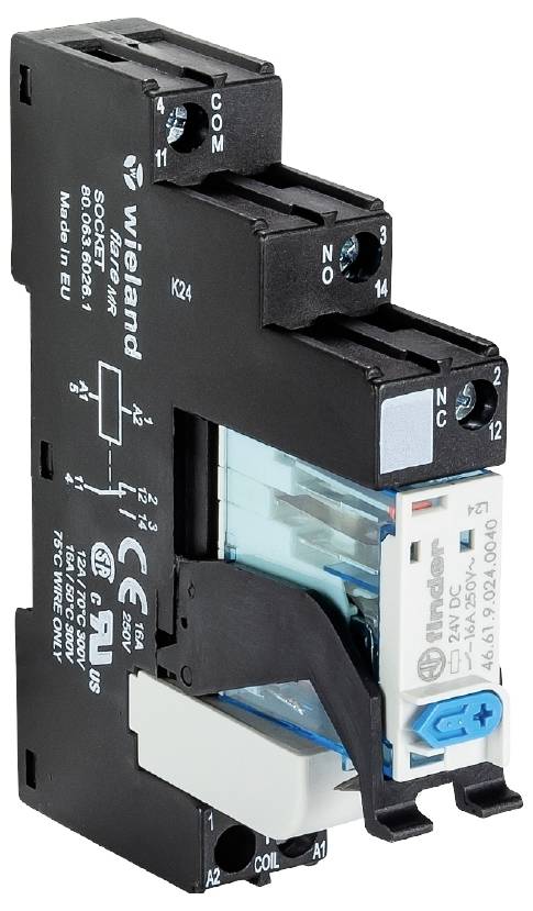 FLARE MR 24VDC-1W-16A-S relejni modul (pak. 10 kom)