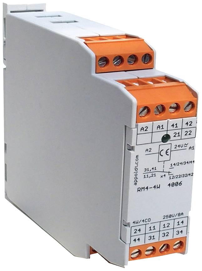 RM4-4W 24/230V povezni relej 4 CO kontakt 230 V/AC