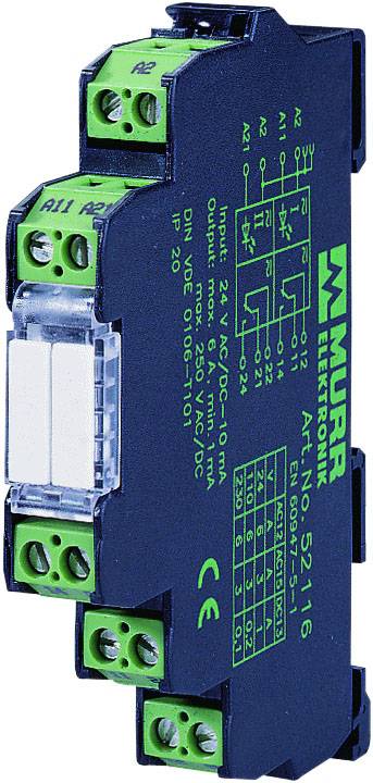 52102 industrijski relej 2 CO kontakt 24 V/DC
