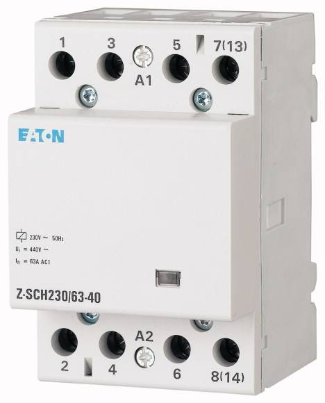 Eaton Z-SCH230/63-40 instalacioni kontaktor 4 NO kontakt 230 V, 240 V