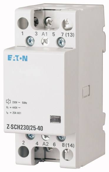 Eaton Z-SCH230/25-40 instalacioni kontaktor 4 NO kontakt 230 V, 240 V