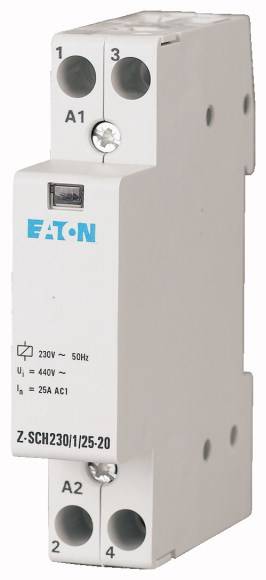 Eaton Z-SCH230/1/25-20 instalacioni kontaktor 2 NO kontakt 230 V, 240 V