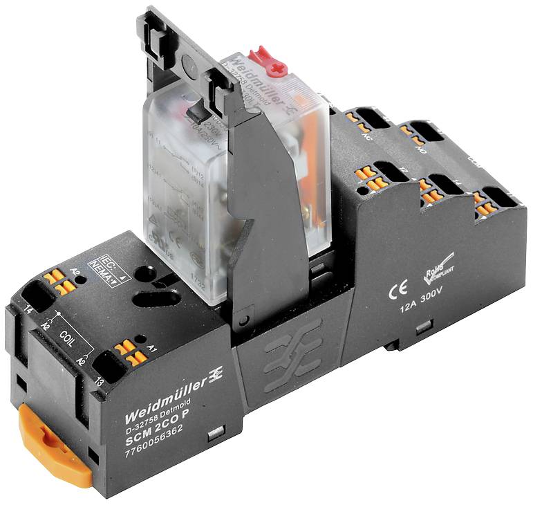 Weidmüller DRMKITP 24VAC 2CO LD/PB relejni modul 2 CO kontakt 24 V/AC (pak. 10 kom)