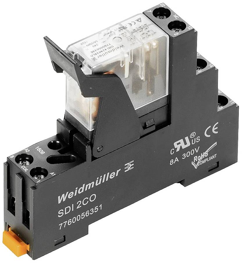 Weidmüller DRIKIT 230VAC 2CO LD relejni modul 2 CO kontakt 230 V/AC (pak. 10 kom)