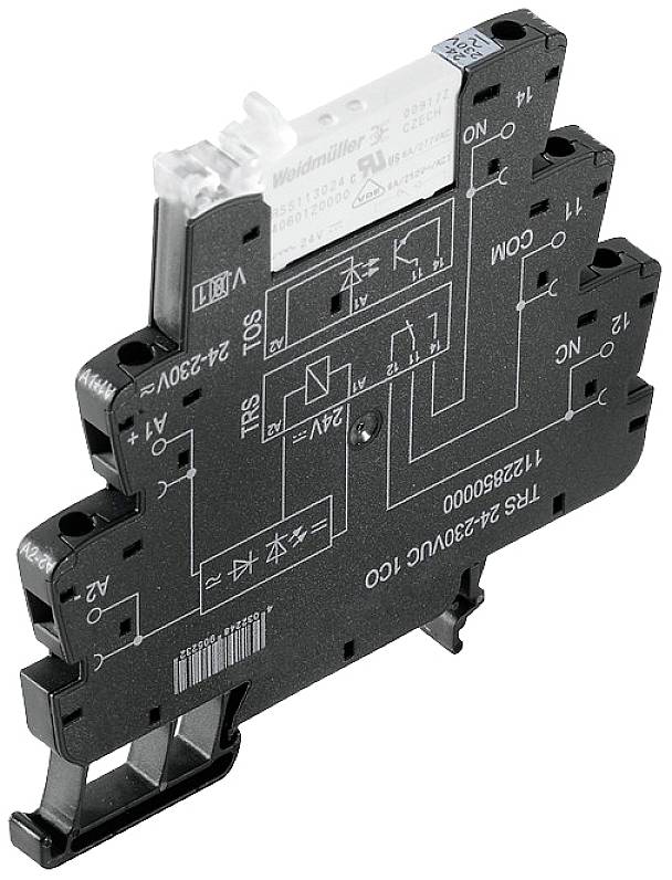 Weidmüller TRS 24-230VUC 1CO C1D2 relejni modul 1 CO kontakt 24 V DC/AC, 230 V DC/AC (pak. 10 kom)