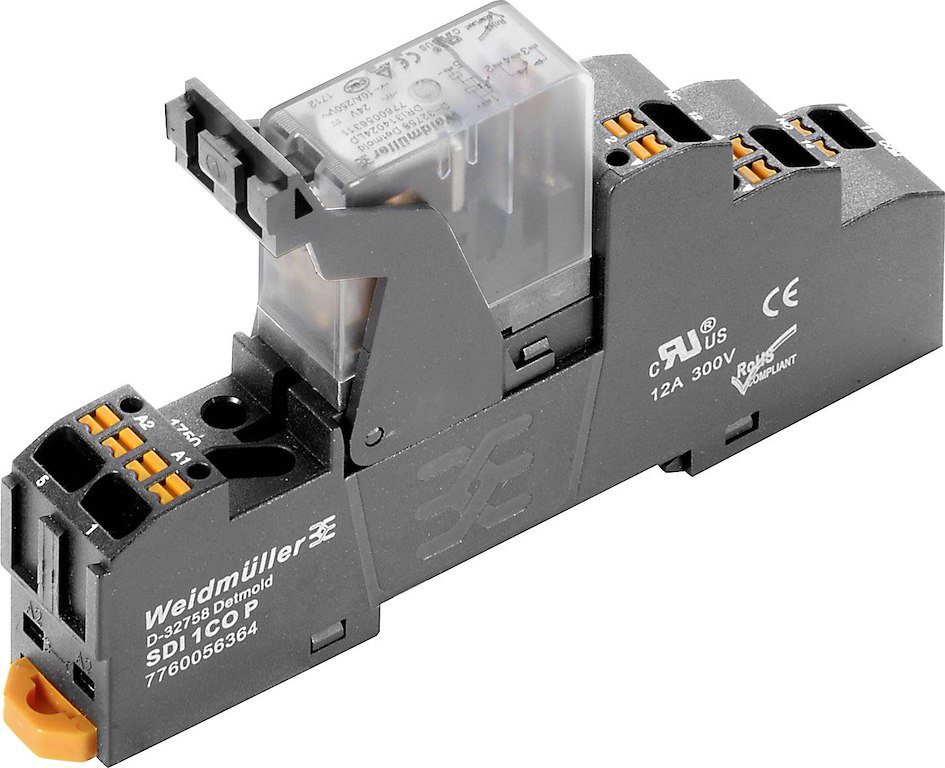 Weidmüller DRIKITP 24VDC 1CO LD relejni modul 1 CO kontakt 24 V/DC (pak. 10 kom)