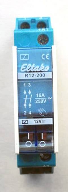 Eltako R12-200-12V DC prekidački relej 2 NO kontakt 12 V