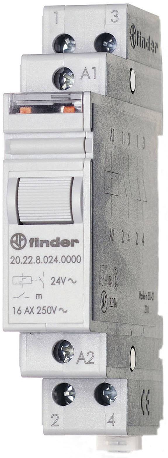 Finder Impulsni relej 20.22.9.024.4000 16 A 24 V DC 2 NO kontakt