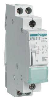 Hager Impulsni relej EPN515 16 A 230 V AC 110 V DC 1 NO kontakt