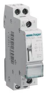 Hager Impulsni relej EPN521 16 A 12 V AC 2 NO kontakt