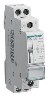 Hager Impulsni relej EPN520 16 A 230 V AC 110 V DC 2 NO kontakt