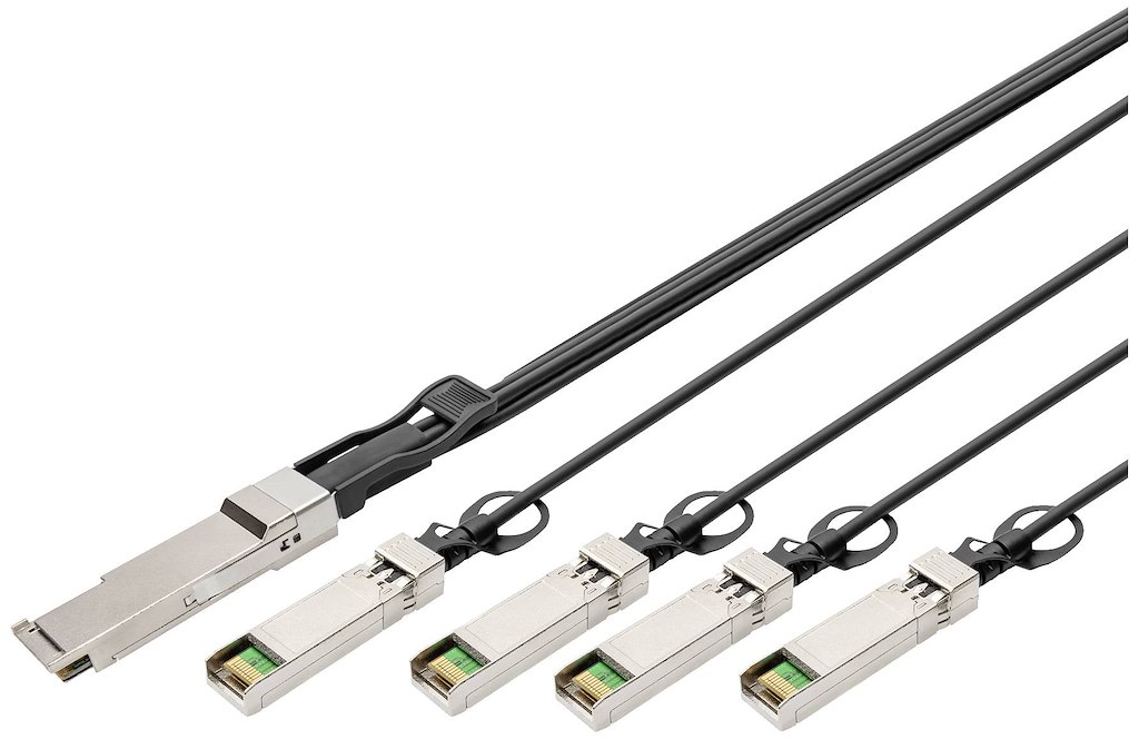 Digitus DN-81322 optičko vlakno 2 m crna QSFP+