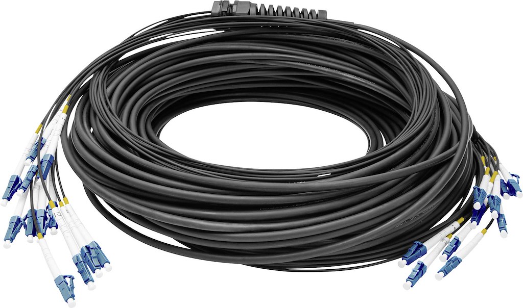 Digitus DK-2A33CU050BK-BBB optički priključni kabl 50 m crna LC/UPC-utikač
