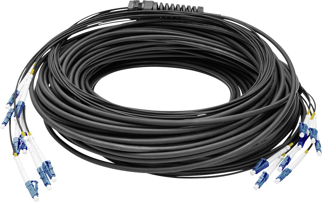 Digitus DK-2A338U050BK-BBB optički priključni kabl 50 m crna LC/UPC-utikač