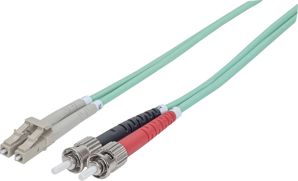 Intellinet optički priključni kabl 5,00 m turkizna ST-utikač