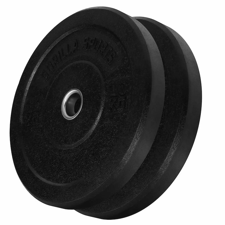 GORILLA SPORTS Olimpijski bumper teg HI-TEMP 2 x 10 kg