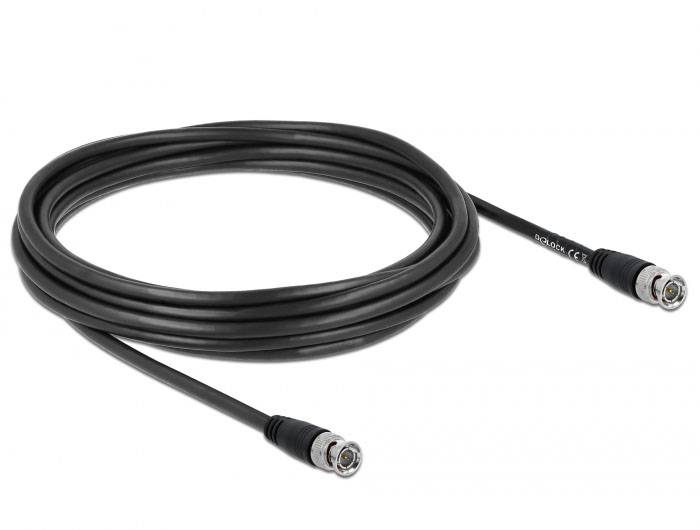 Delock 80084 spojni kabl 5 m BNC muški konektor crna