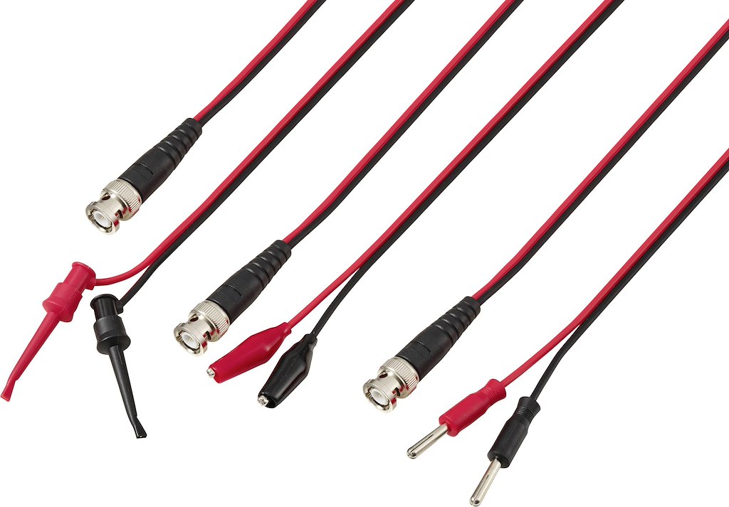 VOLTCRAFT BNC-2 komplet BNC mernih kablova 0,80 m BNC muški konektor krokodil stezaljka